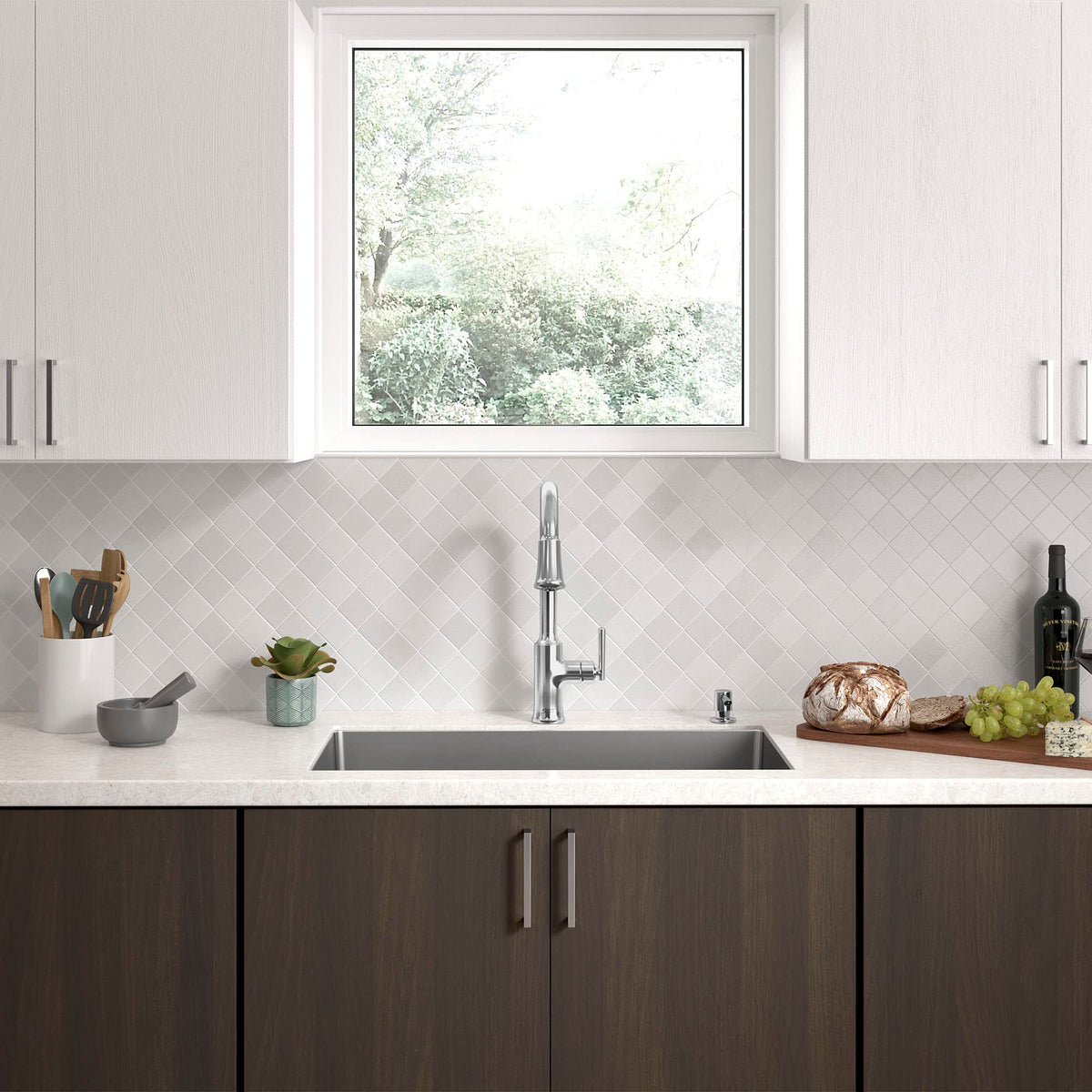 Pull-Down Kitchen Faucet with Sprayer and Soap Dispenser Chrome – MD DC PRINT