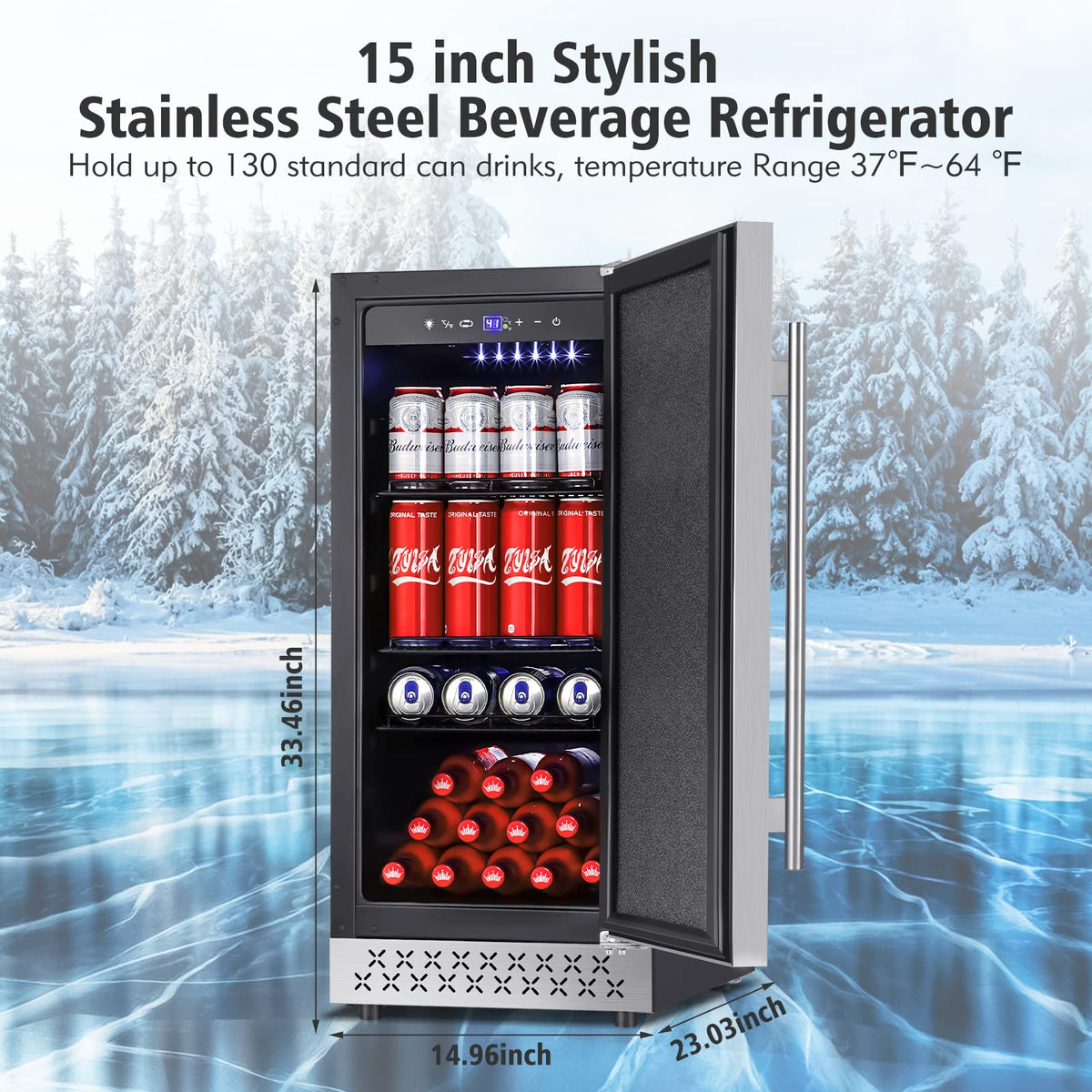 15 Inch Wide Mini Fridge