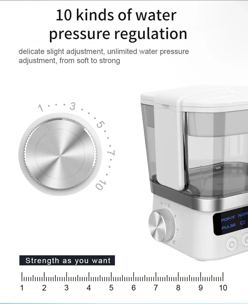 Water Flosser Portable Dental Water Jet 600ML Water Tank Household Tee – MD DC PRINT