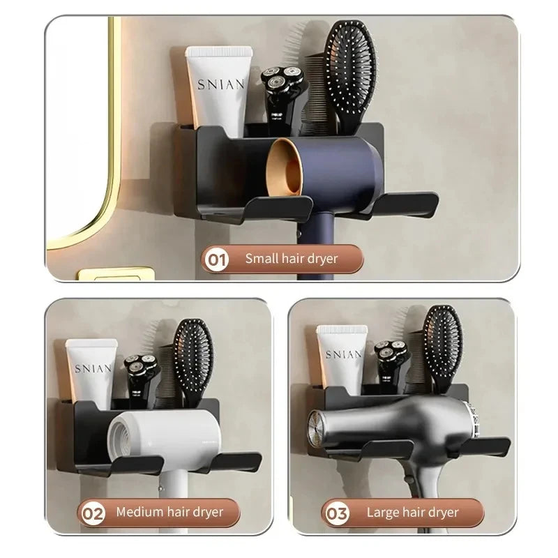 Hair Dryer Holder Wall Dryer Cradle Straightener Stand Hairdryer Organ – MD DC PRINT