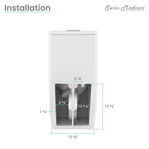 Elongated Toilet Dual Vortex Flush 1.1/1.6 gpf with 10" Rough In – MD ...