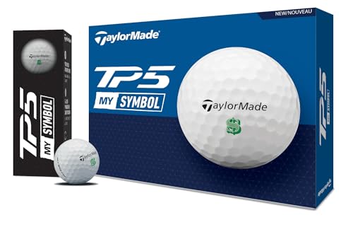 TaylorMade Golf 2024 Symbol TP5 Dollar GOLFBALLS ONE Dozen – MD DC PRINT