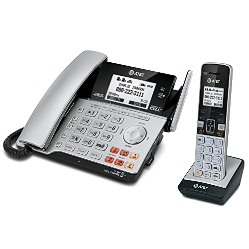 2-Line Corded/Cordless for Small Business w/Expandable to 12 Handsets ...