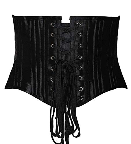 SHAPERX Women's 26 Steel Boned Corset Short Torso Heavy Duty Waist Tra ...