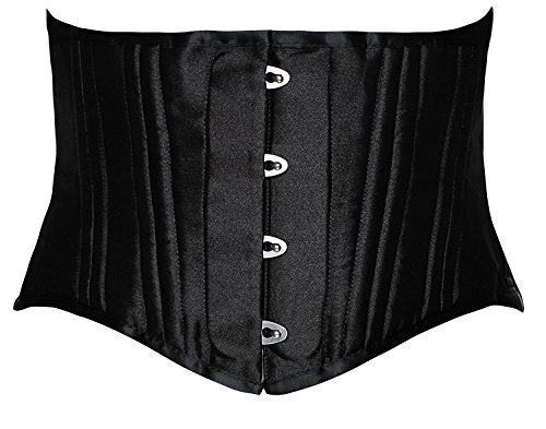 SHAPERX Women's 26 Steel Boned Corset Short Torso Heavy Duty Waist Tra ...