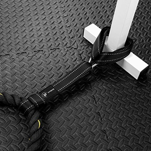 Eclipse Fitness Battle Rope Anchor Strap Kit | Heavy Duty Reinforced N ...