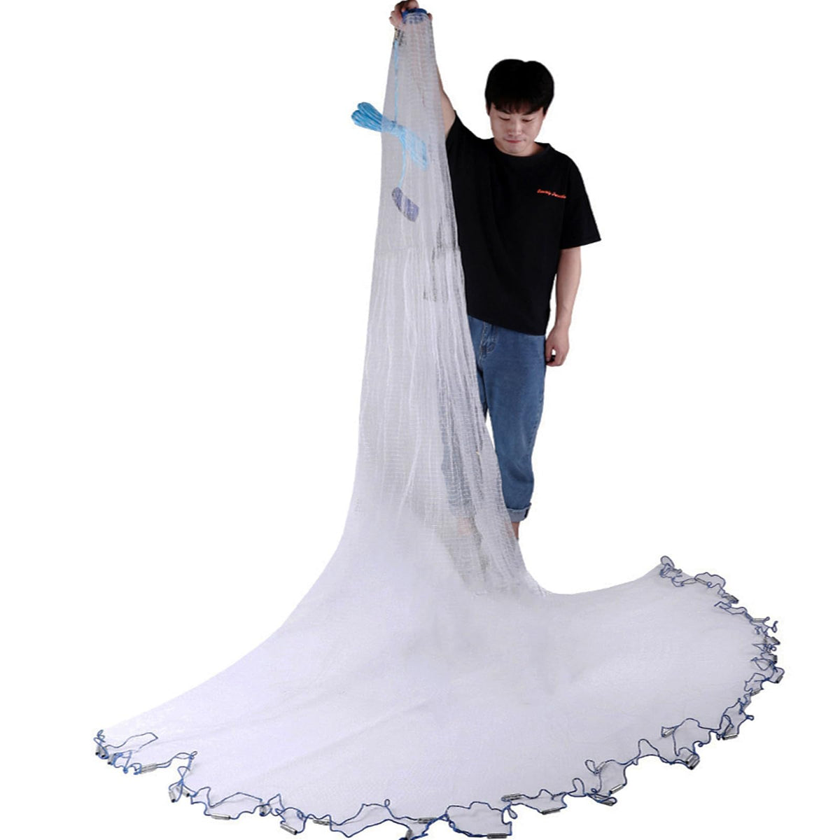 Fishing Nets Cast Net Hand Throw Fishing Cast Net Fish Trap Throw Net ...