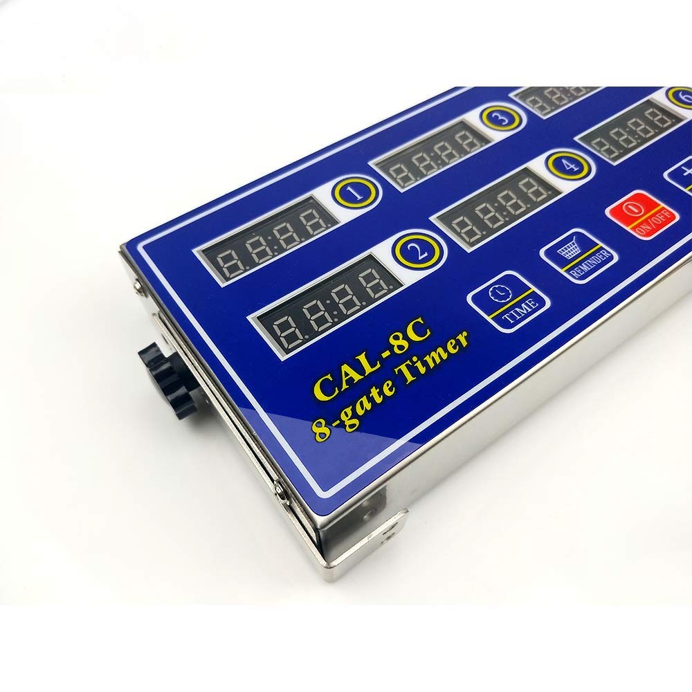 Li Bai Kitchen Cooking Timer 8 Channels Digital LED Alarm Reminder Clo ...