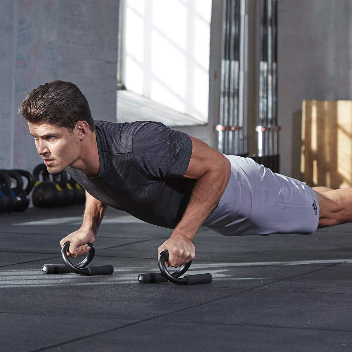 adidas Push Up Bars, Black – MD DC PRINT