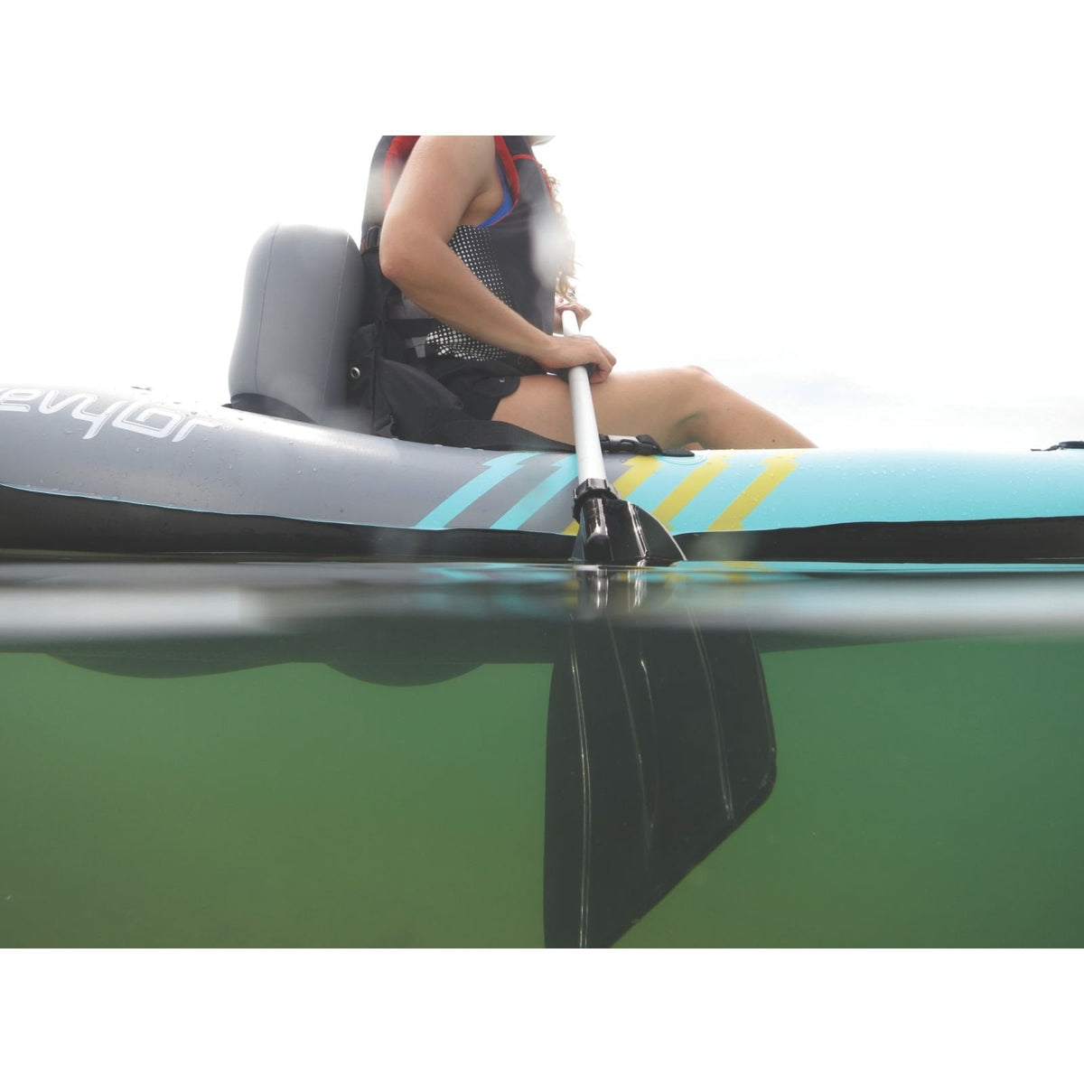 Sevylor QuickPak K1 1-Person Inflatable Kayak, Kayak Folds into Backpa ...
