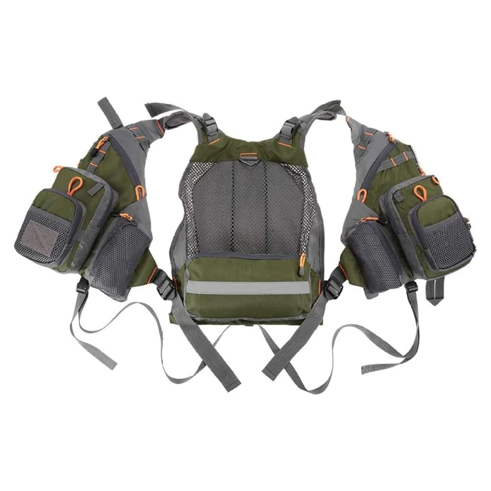 wdcfxy Strap Fishing Vest Adjustable for Men and Women, for Fly Bass F ...