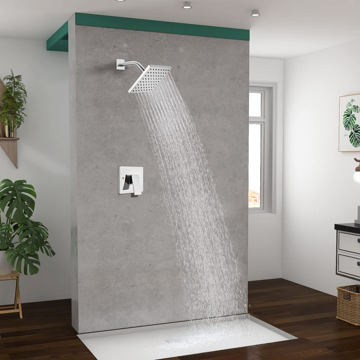 Square Shower Trim Kit Single Handle Shower – MD DC PRINT