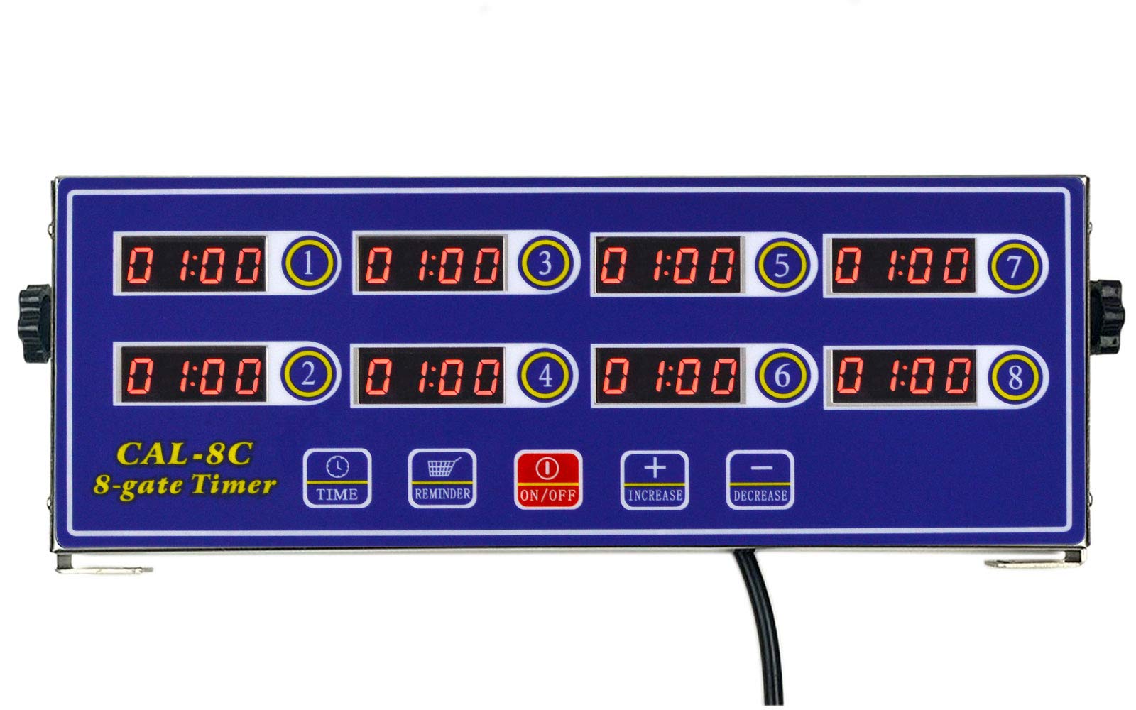 Li Bai Kitchen Cooking Timer 8 Channels Digital LED Alarm Reminder Clo ...