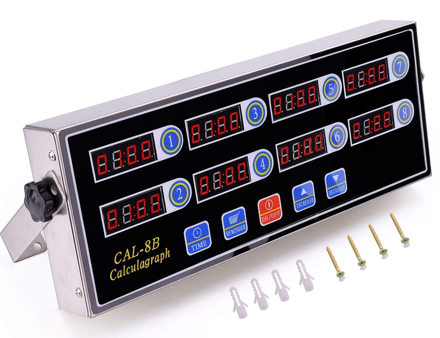 Li Bai Commercial 8 Channels Kitchen Timer Restaurant Cooking Timers 8 ...