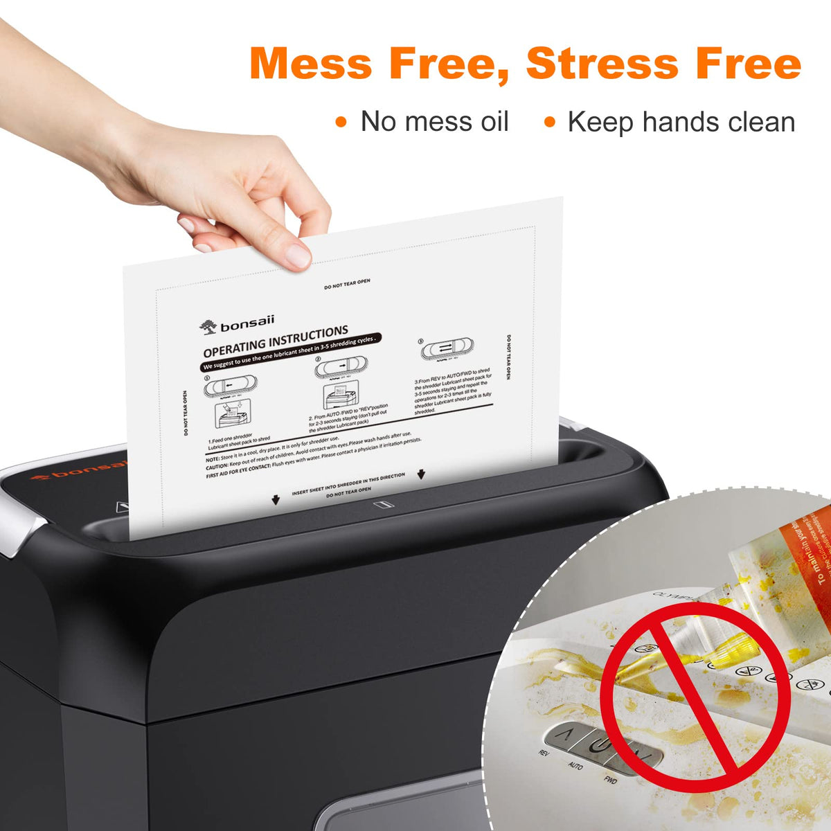 14-Sheet Microcut Paper Shredder and 12-Pack Shredder Lubricant Sheets ...