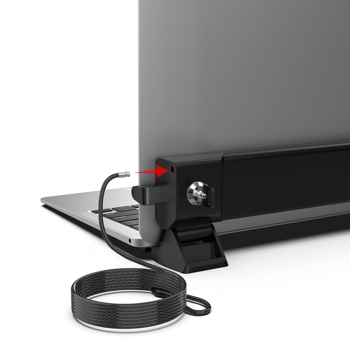 Locking and Folding Security Laptop Desk Mount That Secures Laptops ...