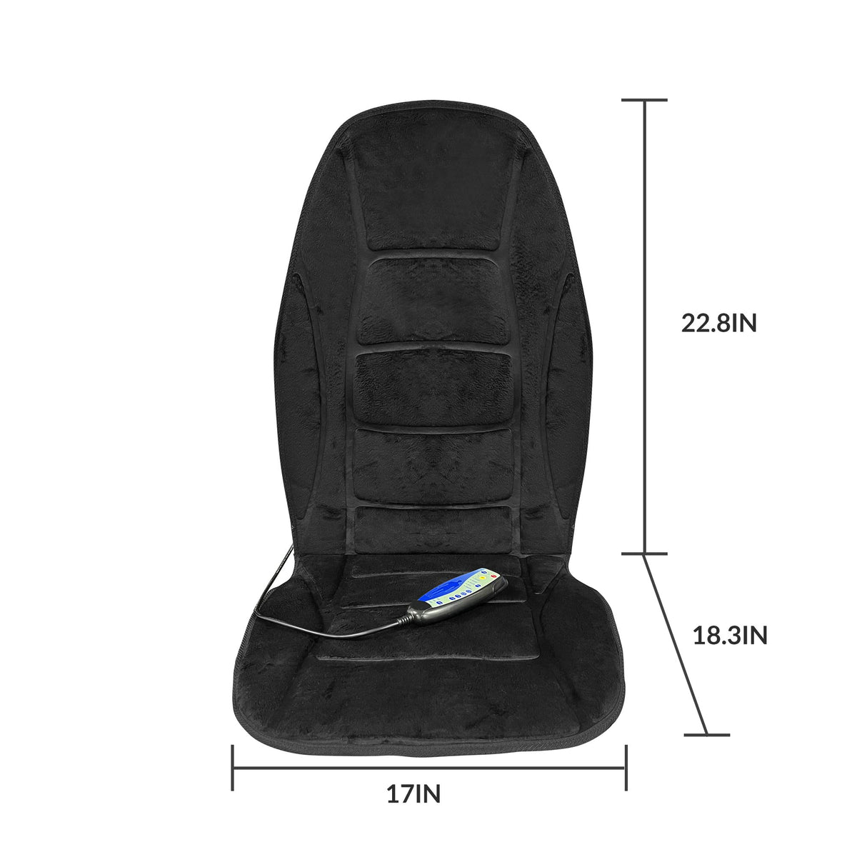 Full Back Massager with Heat, 5 Vibrating Modes & 2 Heat Levels, Back ...