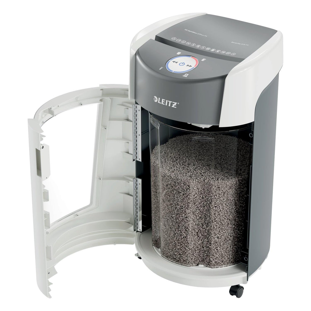 IQ OptimMax Paper Shredder, Micro Cut, 10 Sheet, 9 Gallon Bin, P5 Secu ...
