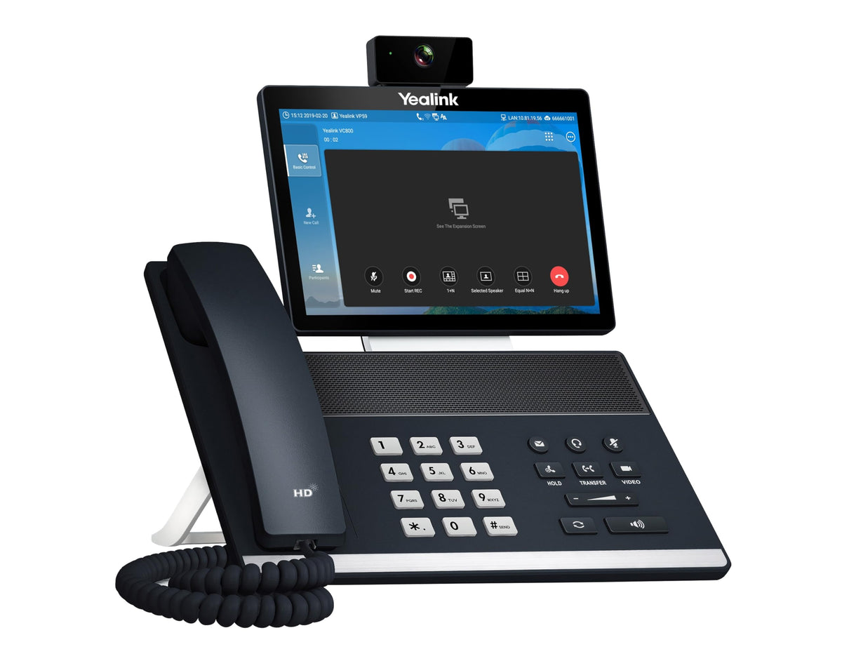 IP Phone - Corded/Cordless - Corded/Cordless - Wi-Fi, Bluetooth - Desk ...