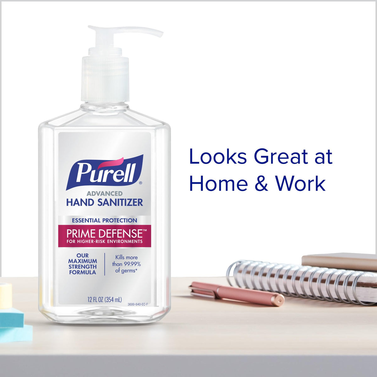 PURELL PRIME DEFENSE Advanced Hand Sanitizer, 85%, Maximum Strength Fo ...