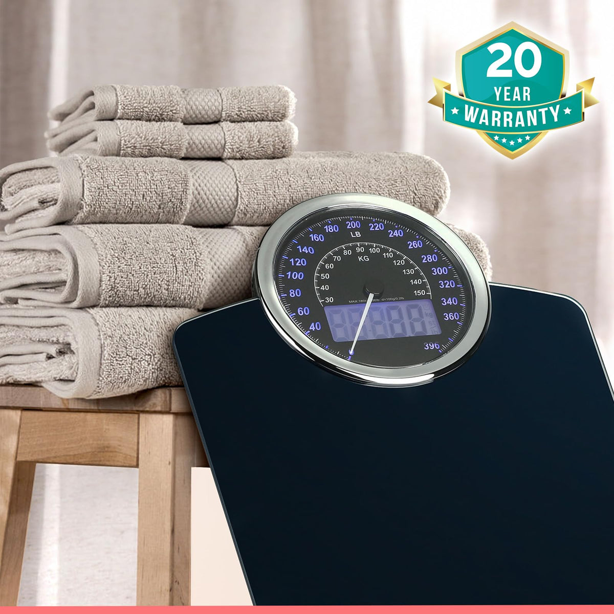 Digital Weighing Scale for Body Weight up to 400lbs – MD DC PRINT