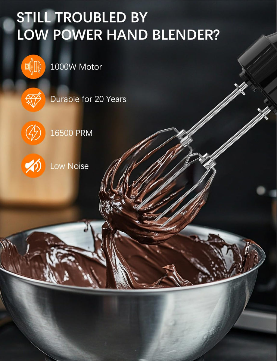 Immersion Blender Handheld GAVASTO Hand Blender,20 Speeds and Turbo Mo ...