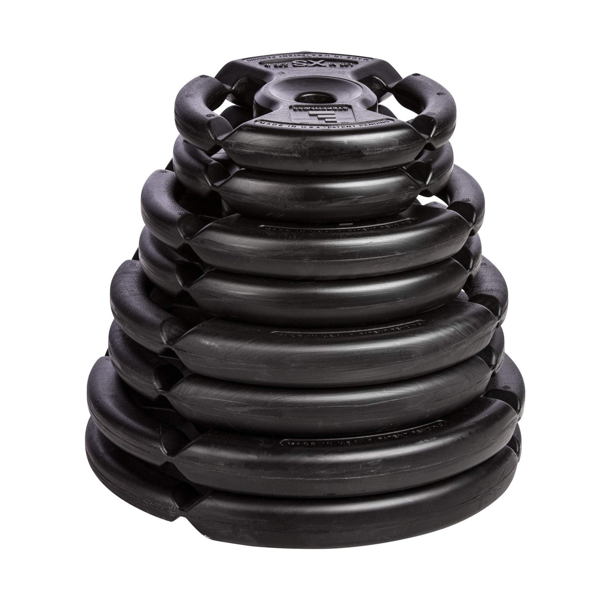 The Step Fitness Deluxe Barbell Weight Set, 60 lbs with Bar, Collars ...