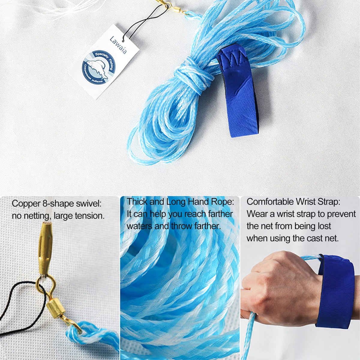 Fishing Nets Cast Net Hand Throw Fishing Cast Net Fish Trap Throw Net ...