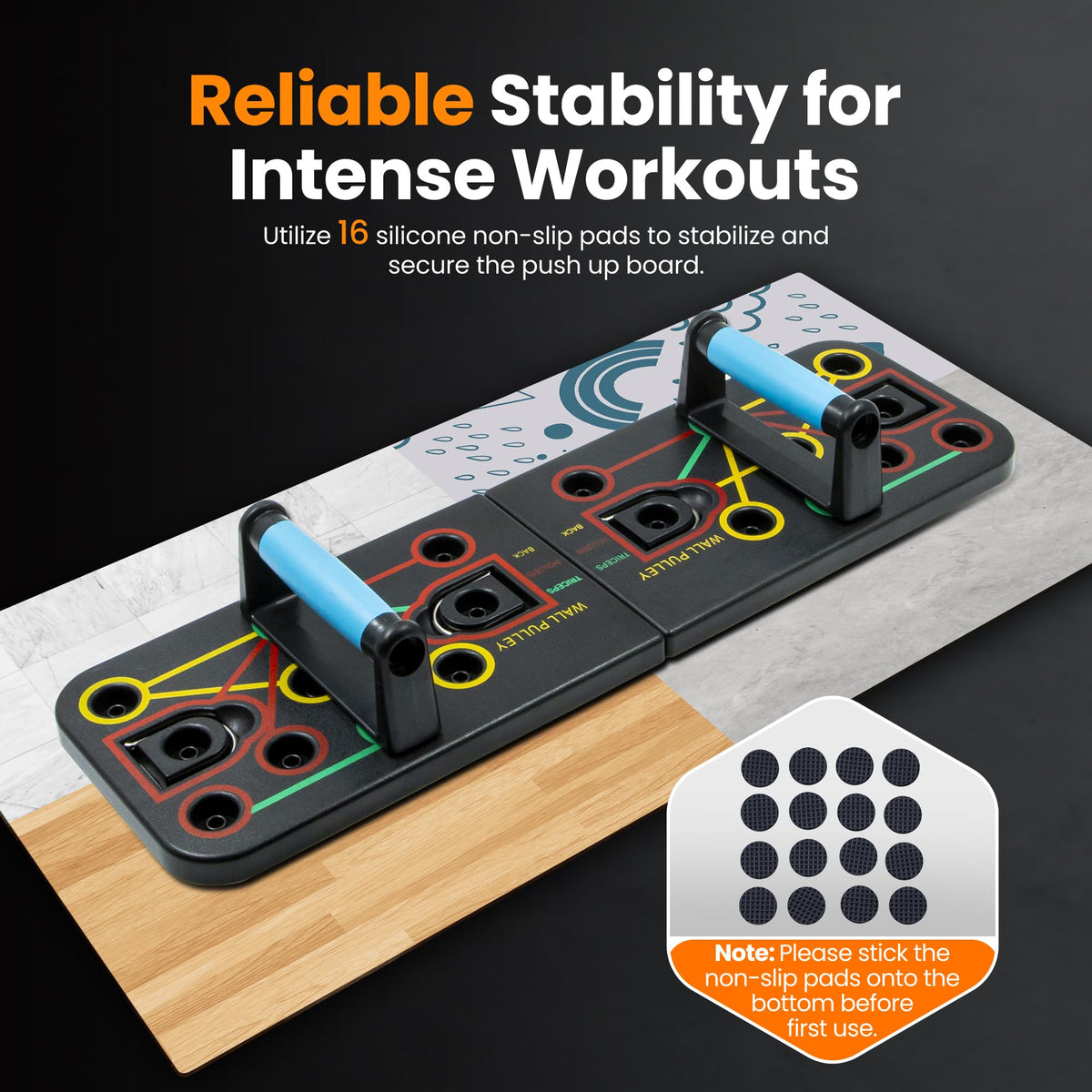 Push-Up Board, Portable Home Fitness Set,Full-Body Workout – MD DC PRINT