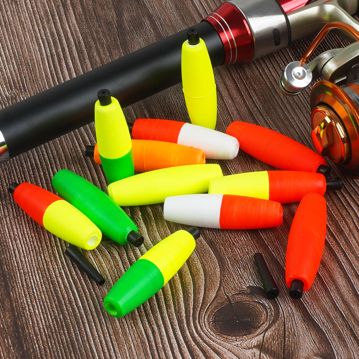 Peg Floats Fishing Bobbers, Foam Cigar Fishing Floats Bobbers Catfish ...