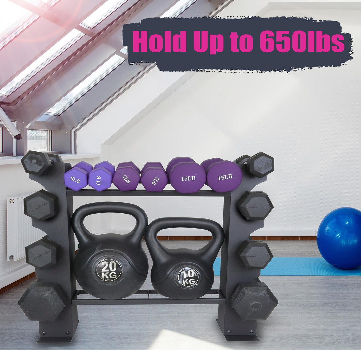 Dumbbell Rack Dumbbell Storage Rack Weight Organizer RacK Free weight ...
