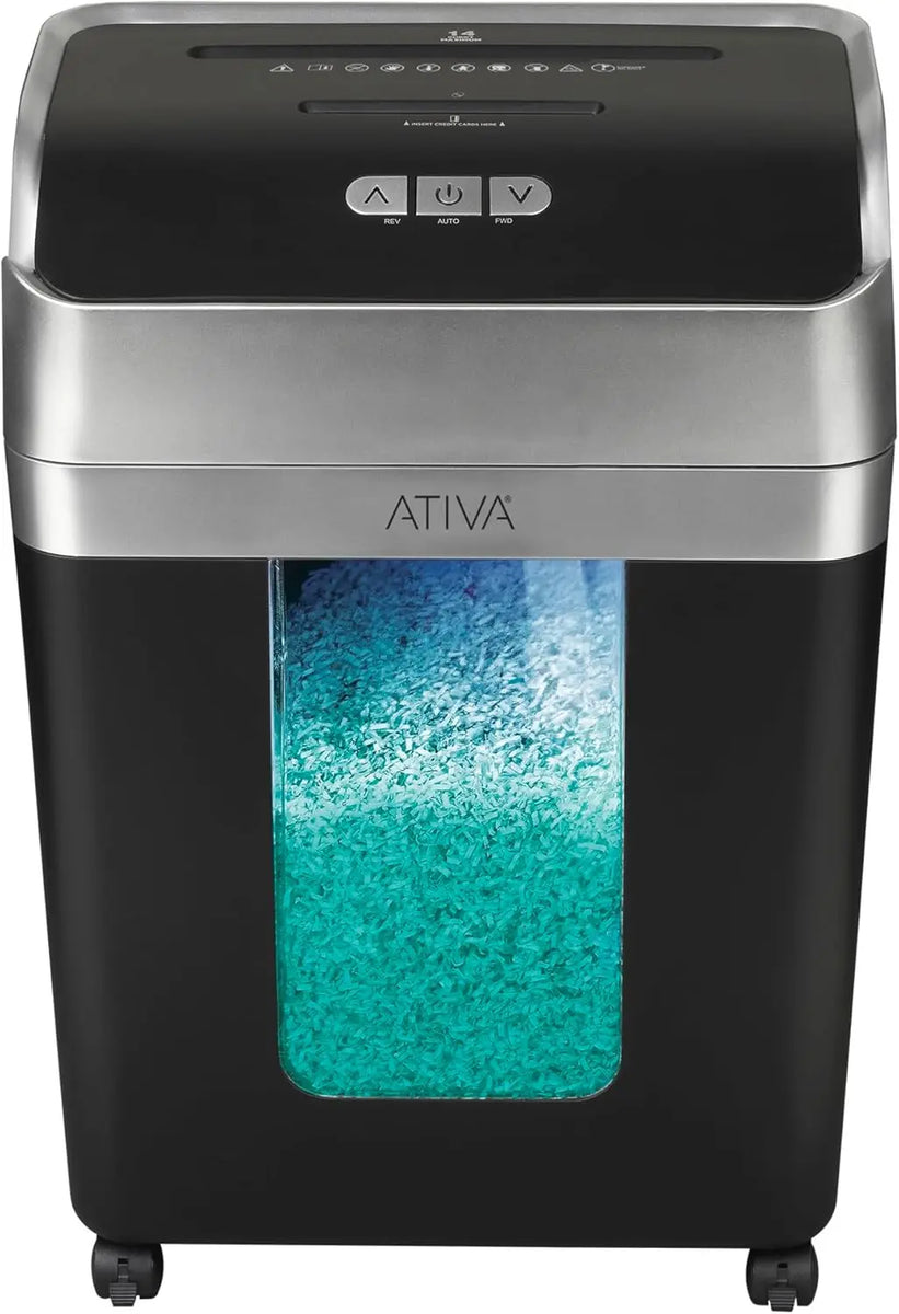 14-Sheet Super Micro-Cut Shredder with 6-Gallon Bin for Office Use – MD ...